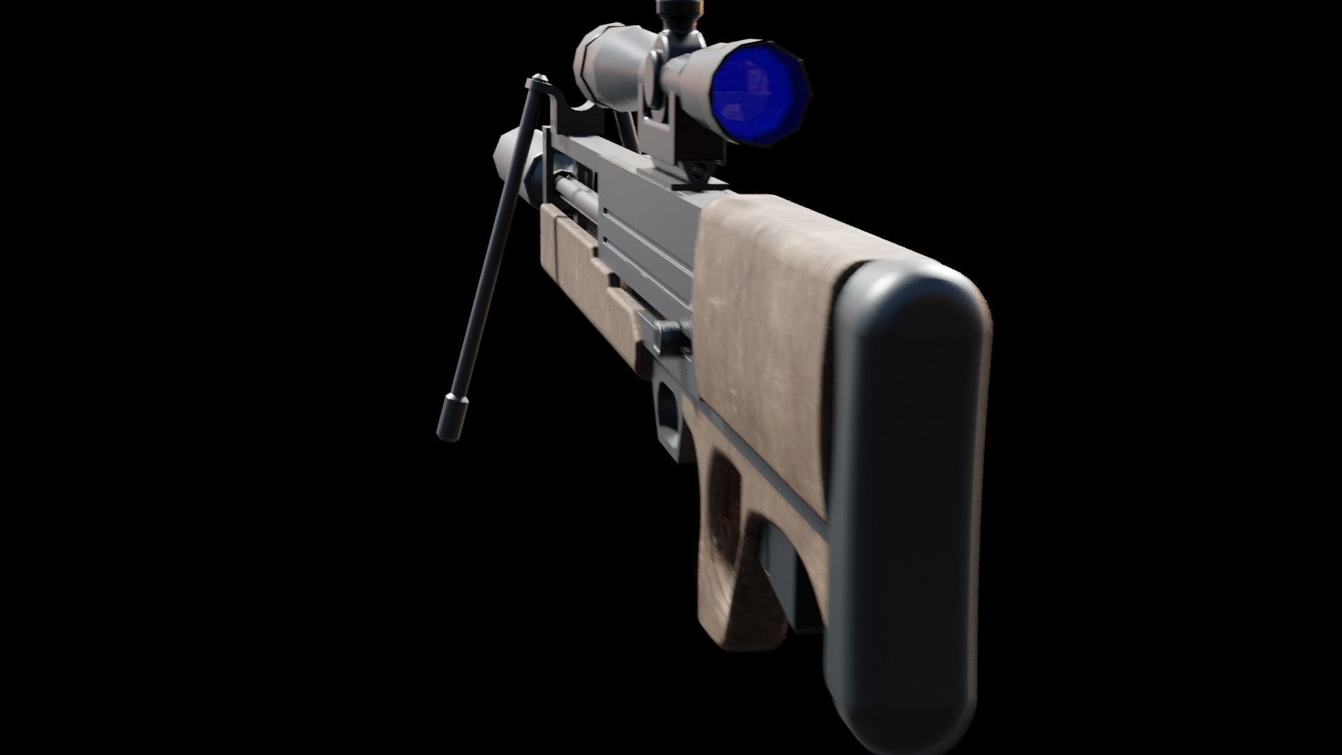 3D model Walther WA2000 VR / AR / low-poly rigged animated | CGTrader