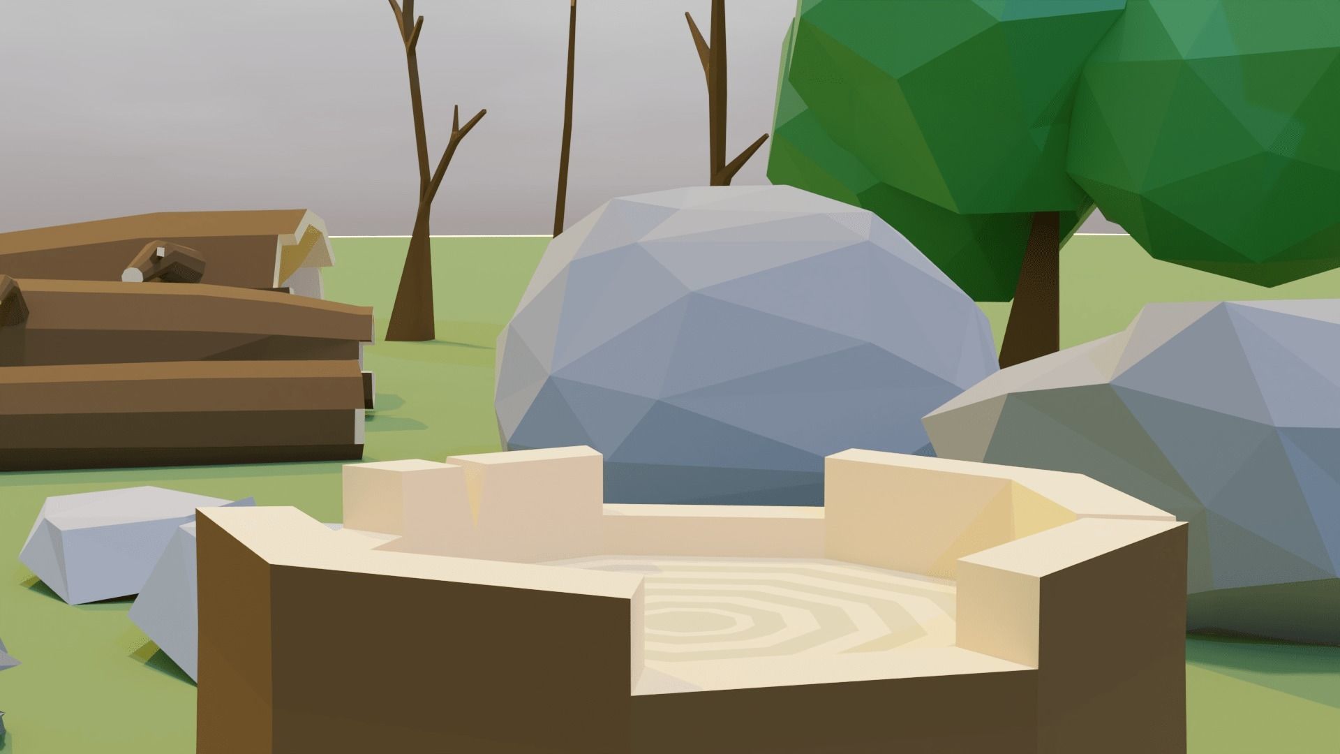 3D model Low Poly Nature Asset Pack VR / AR / low-poly | CGTrader