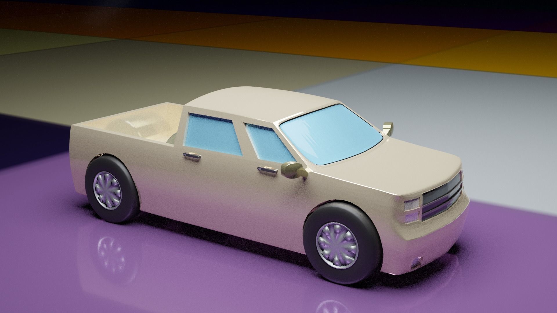 3D model pickup unity vehicle pack VR / AR / low-poly | CGTrader