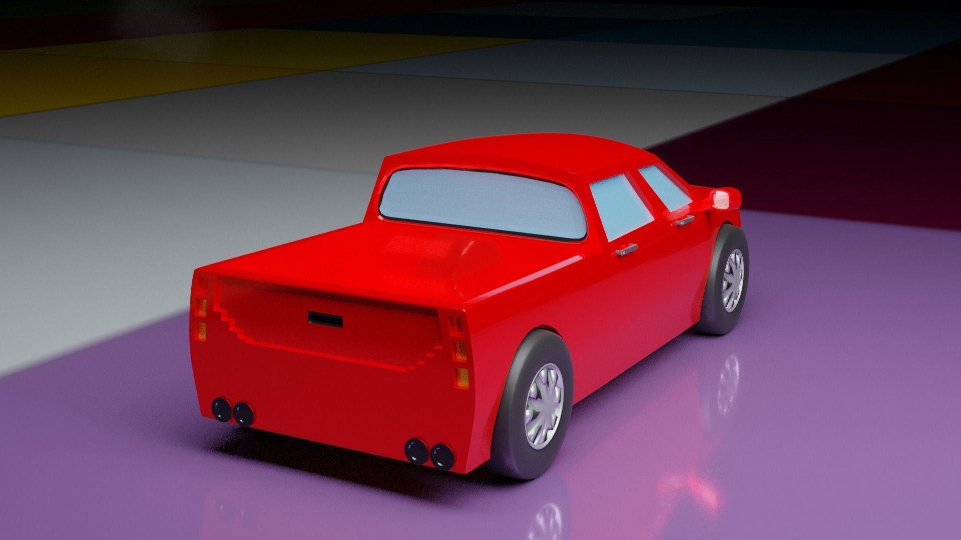 3D model pickup unity vehicle pack VR / AR / low-poly | CGTrader