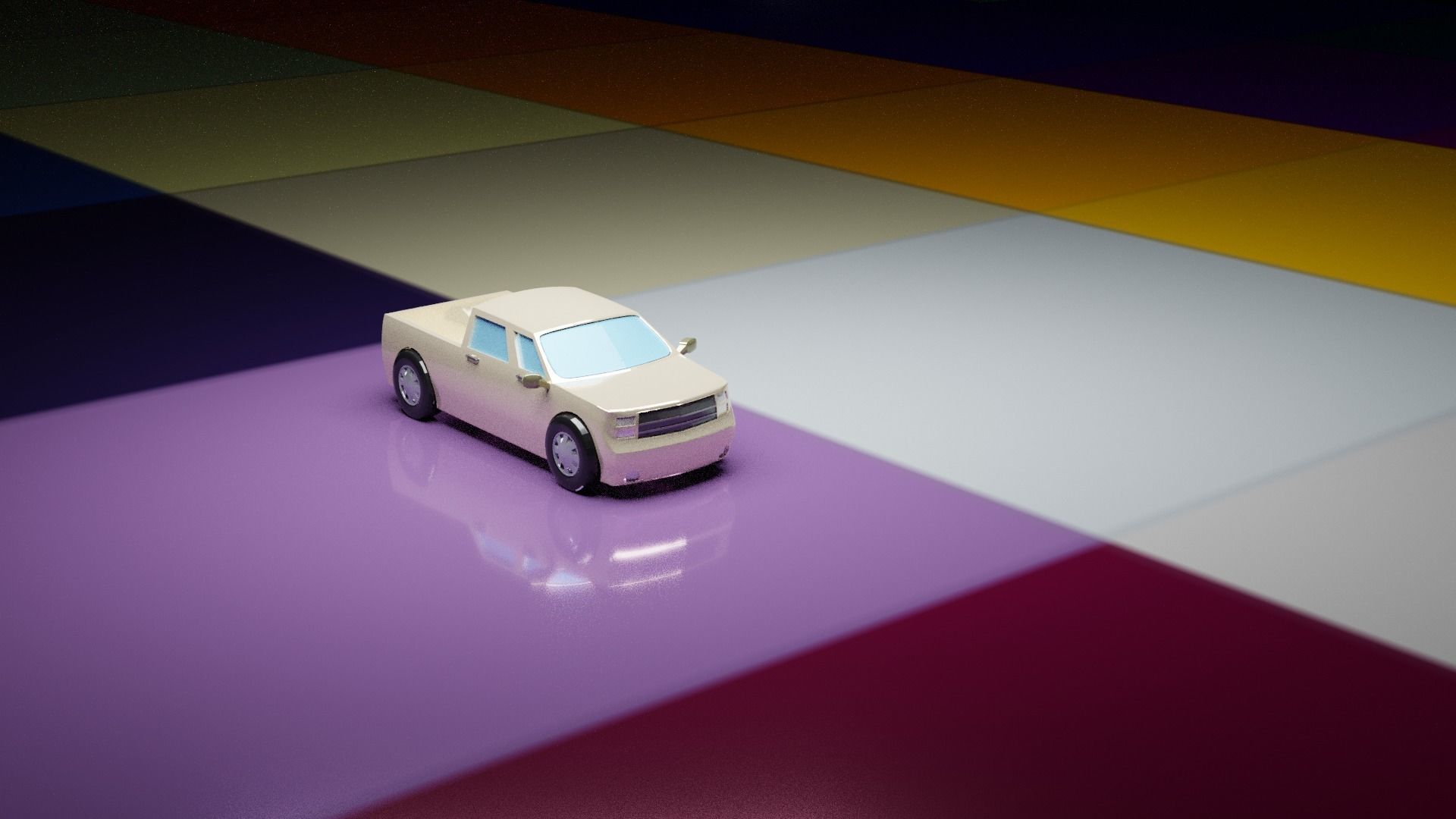 3D model pickup unity vehicle pack VR / AR / low-poly | CGTrader