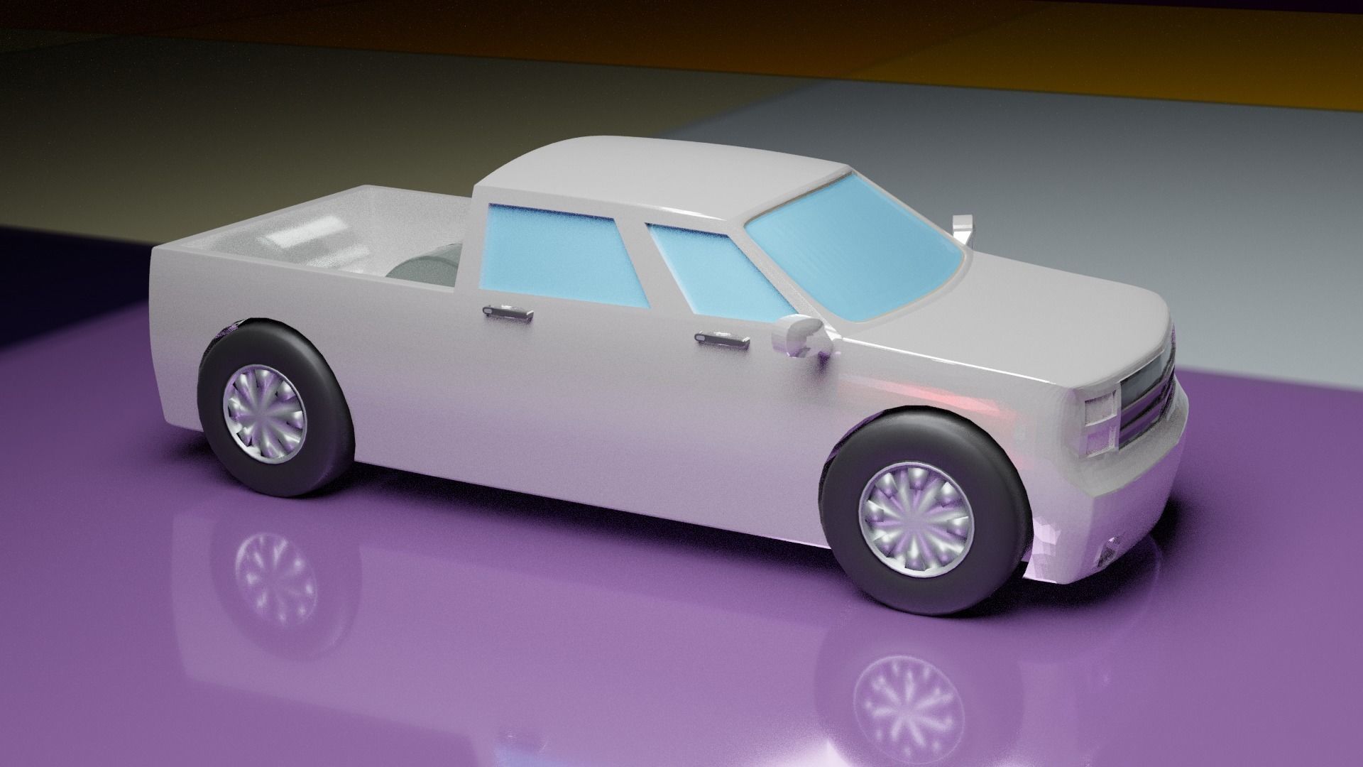 3D model pickup unity vehicle pack VR / AR / low-poly | CGTrader