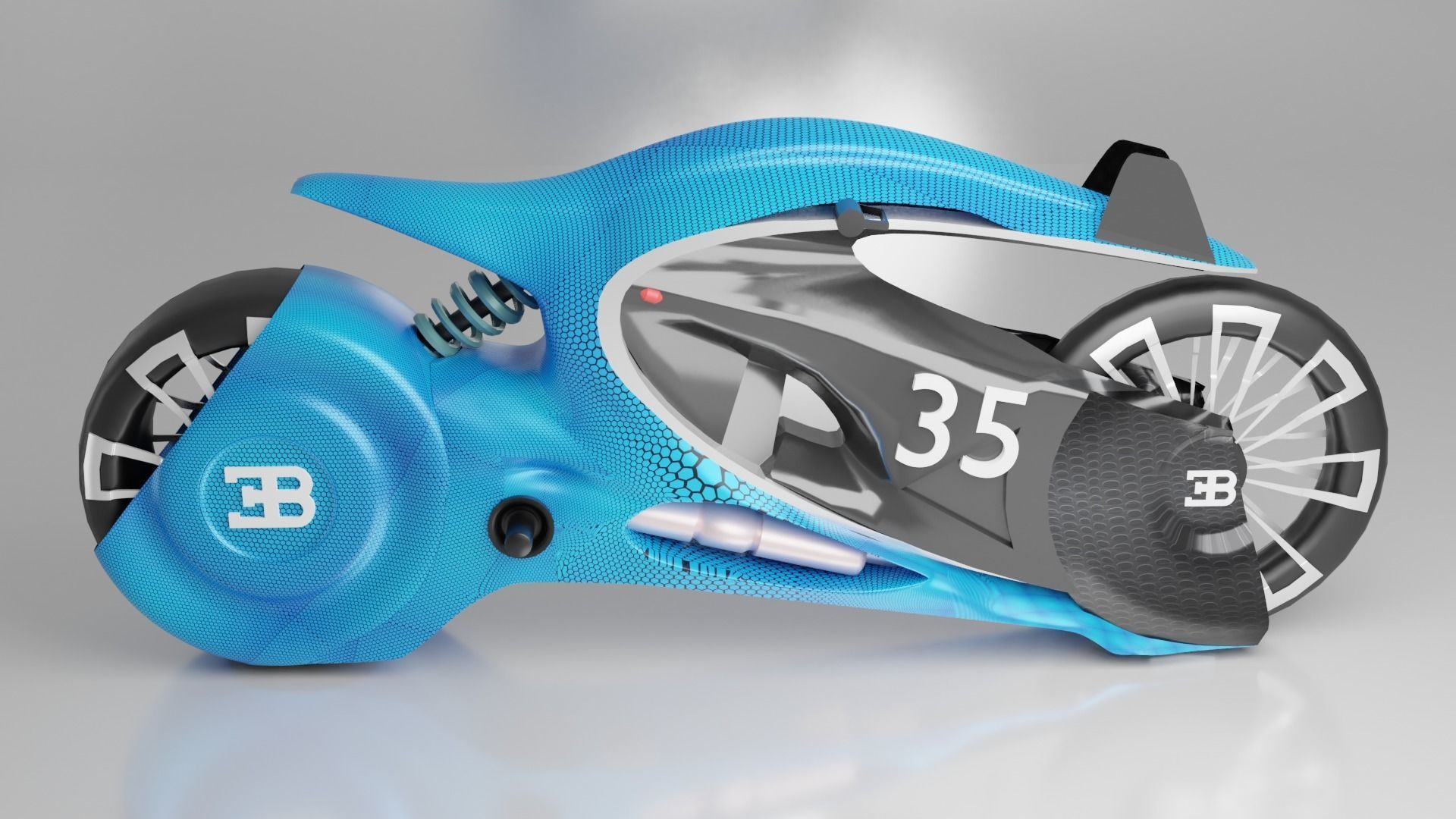 3D model Bugatti motorcycle VR / AR / low-poly | CGTrader