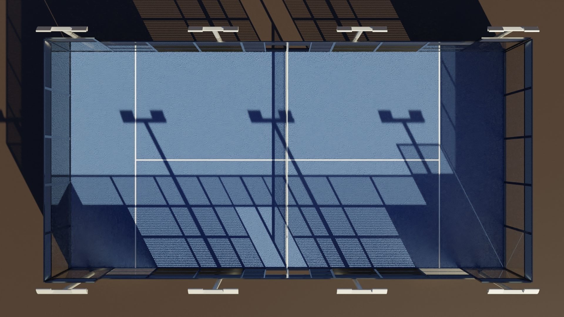 Padel court free 3D model | CGTrader