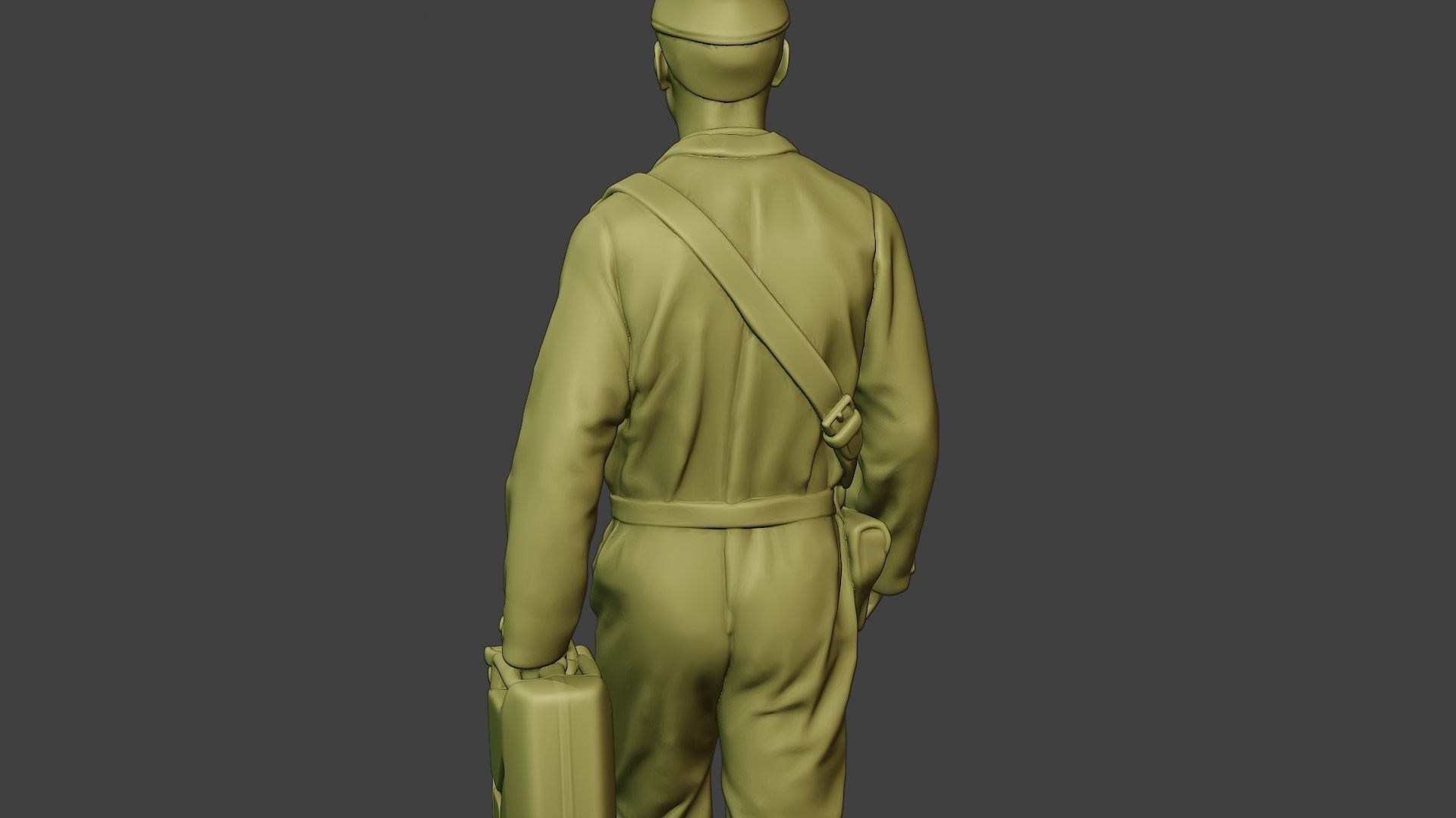 Italian Tank Crew Unit ww2 walk ITCU1 3D model 3D printable | CGTrader