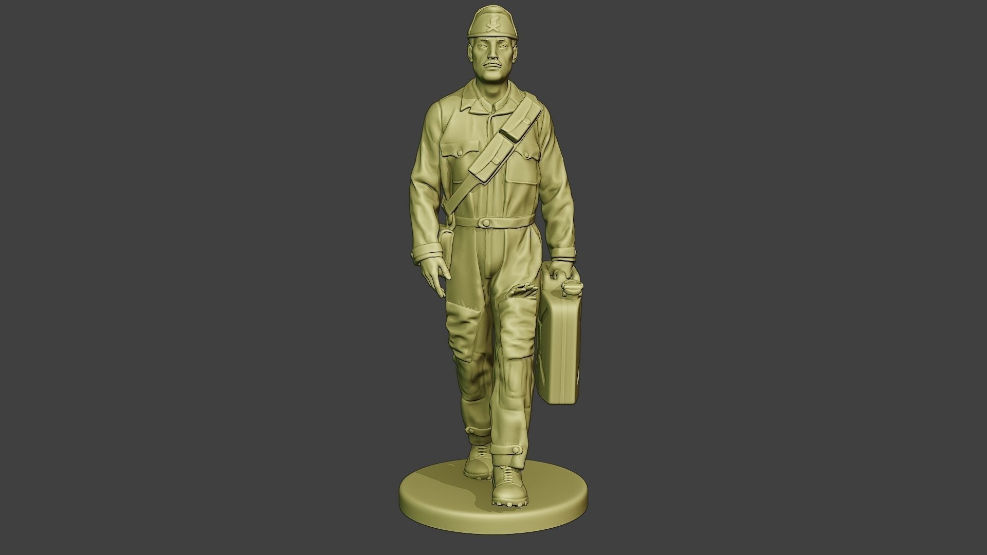 Italian Tank Crew Unit ww2 walk ITCU1 3D model 3D printable | CGTrader