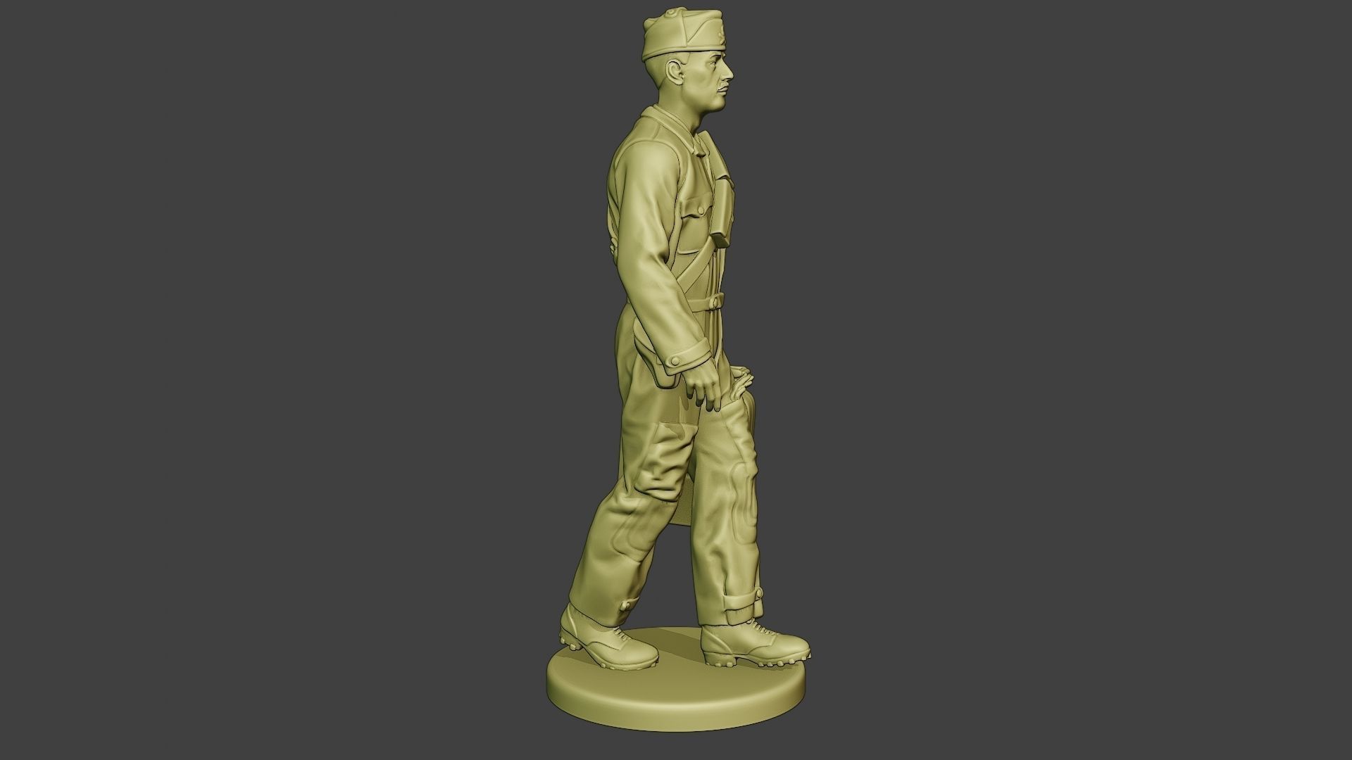 Italian Tank Crew Unit ww2 walk ITCU1 3D model 3D printable | CGTrader