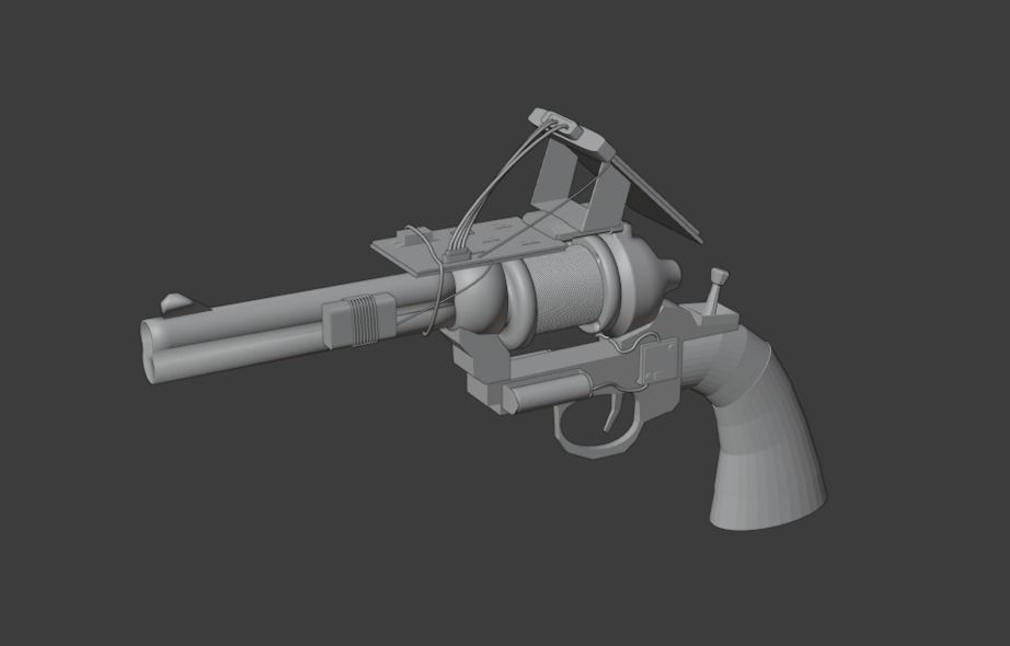 Tool Gun Gmod Garrys Mod free 3D model | CGTrader