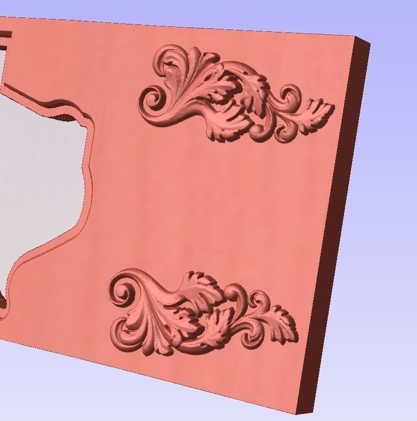 Western Style Gate Header 3D model 3D printable | CGTrader