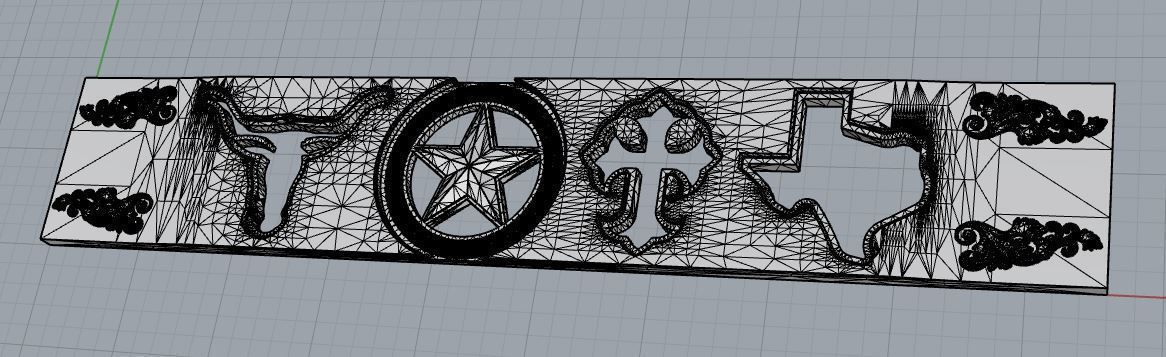 Western Style Gate Header 3D model 3D printable | CGTrader