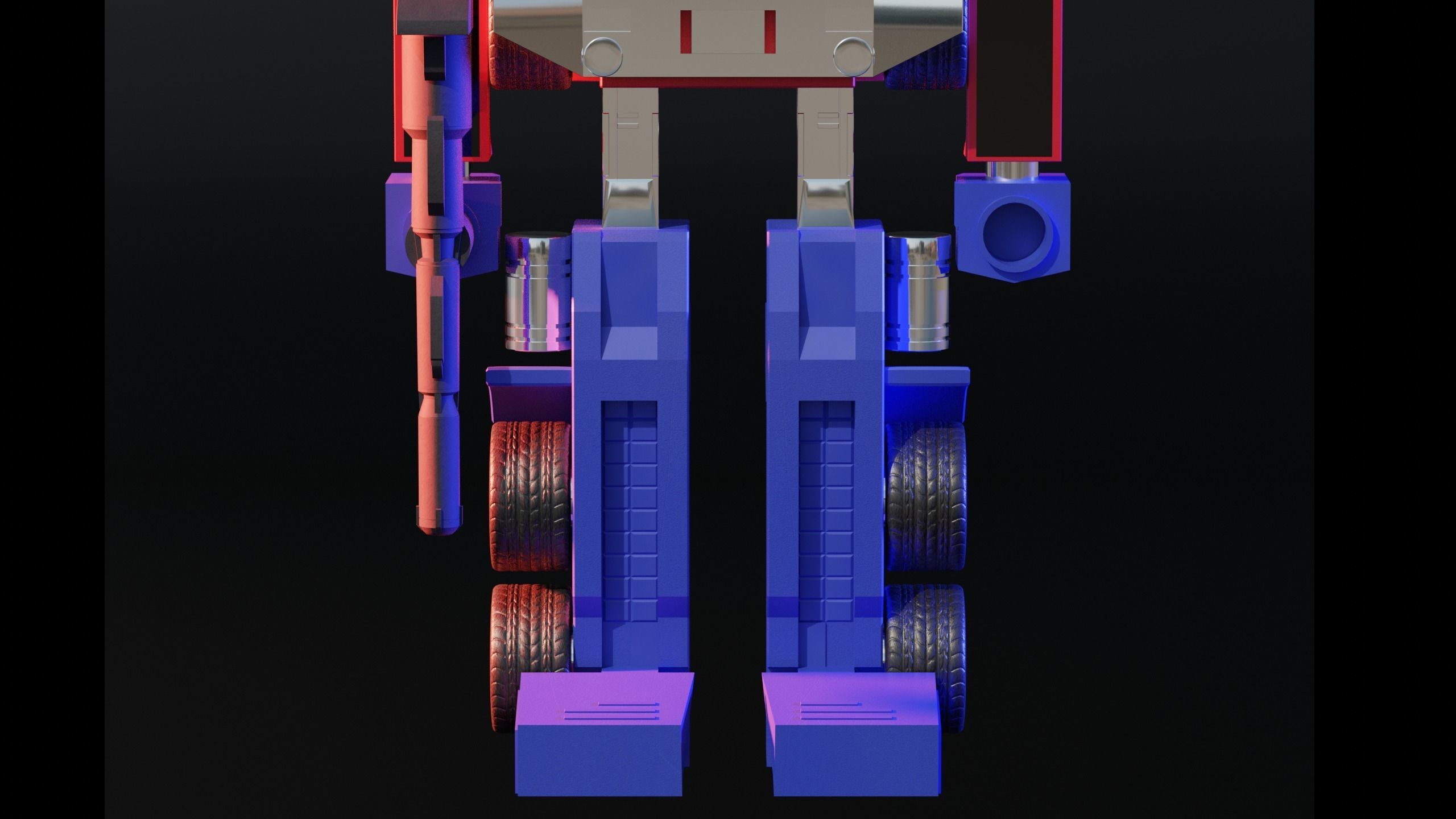 90s Optimus Prime Model 3D model rigged | CGTrader