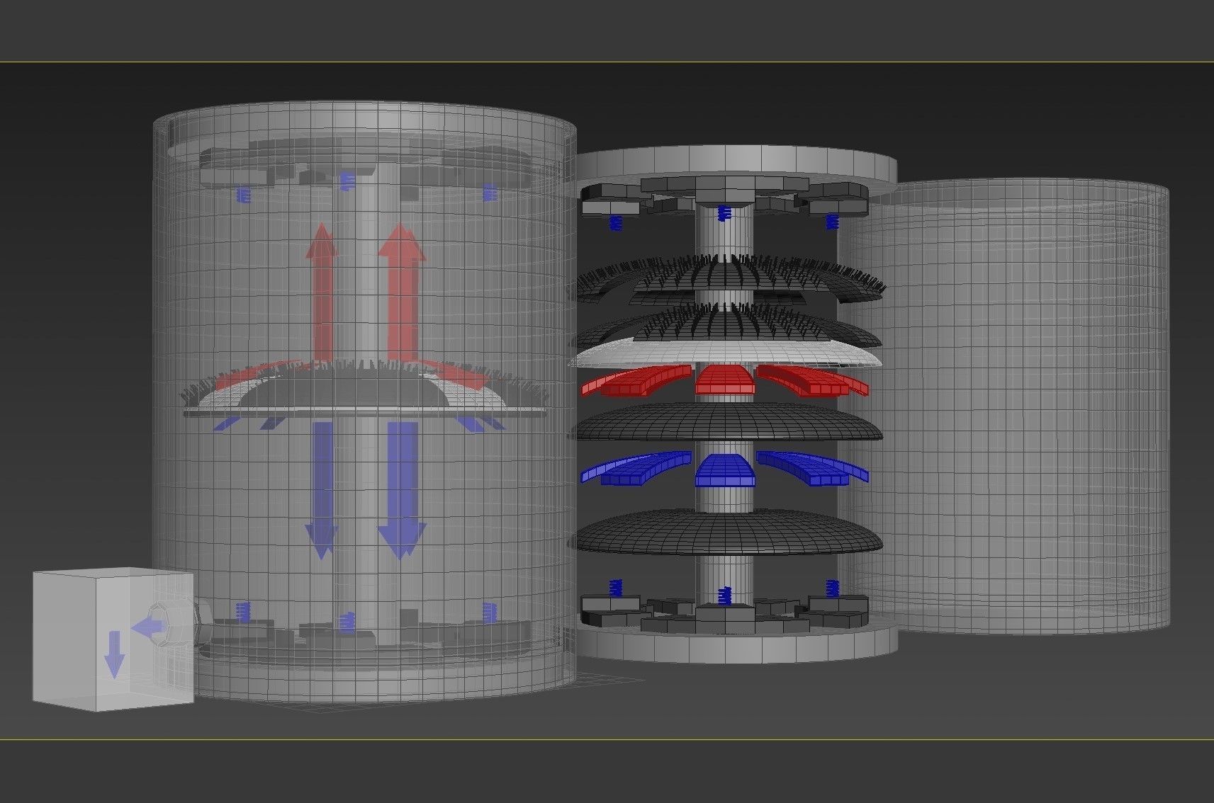 Electrogravitic Lift in a Vacuum Testing Environment Concept 3D model ...