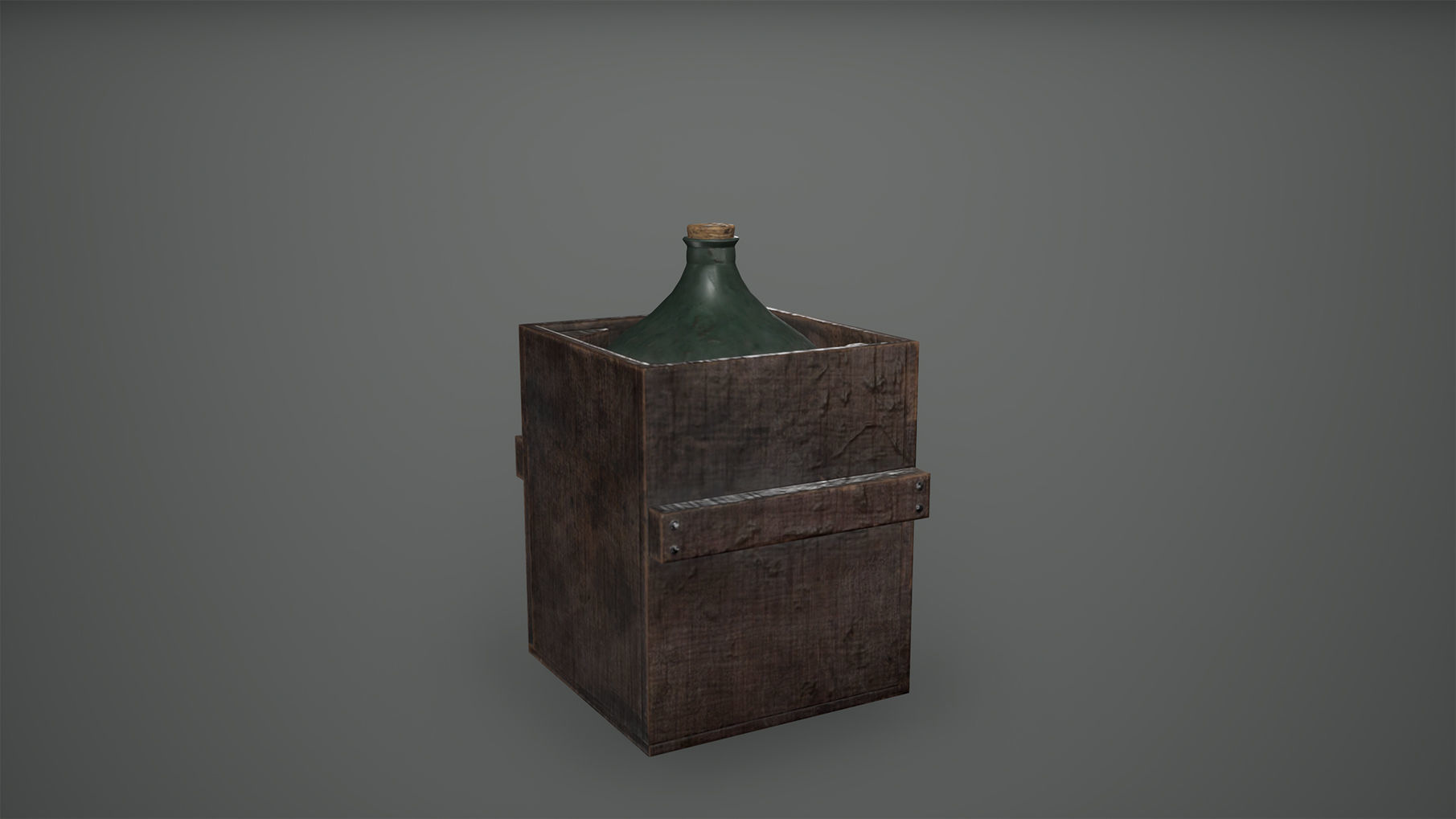 3D model Viking Crates Barrels Bottles Low Poly Game Ready VR / AR ...
