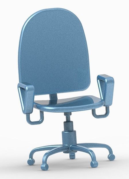 Stylish Office Chair 3D model 3D printable | CGTrader