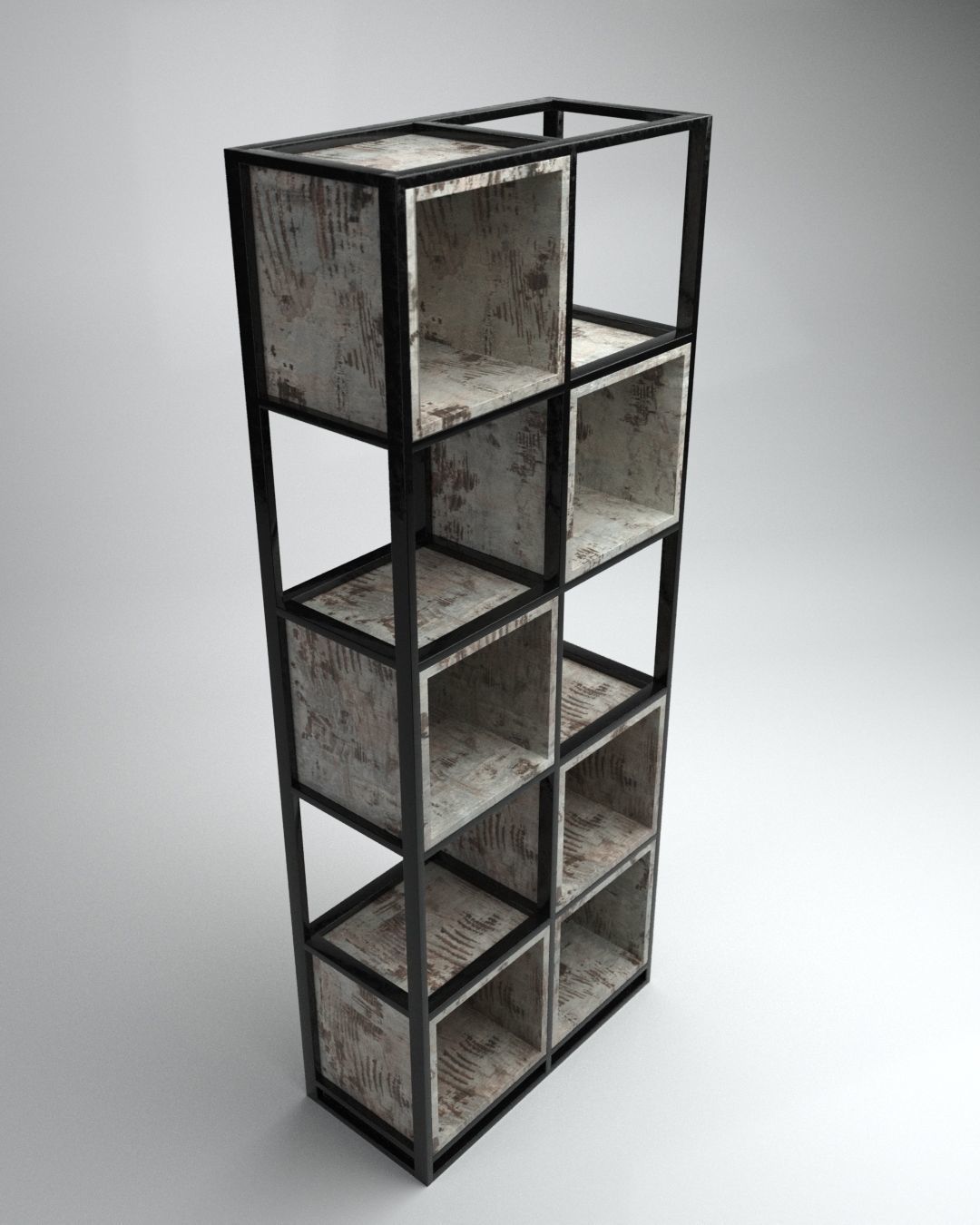 High-tech shelf 3D model | CGTrader