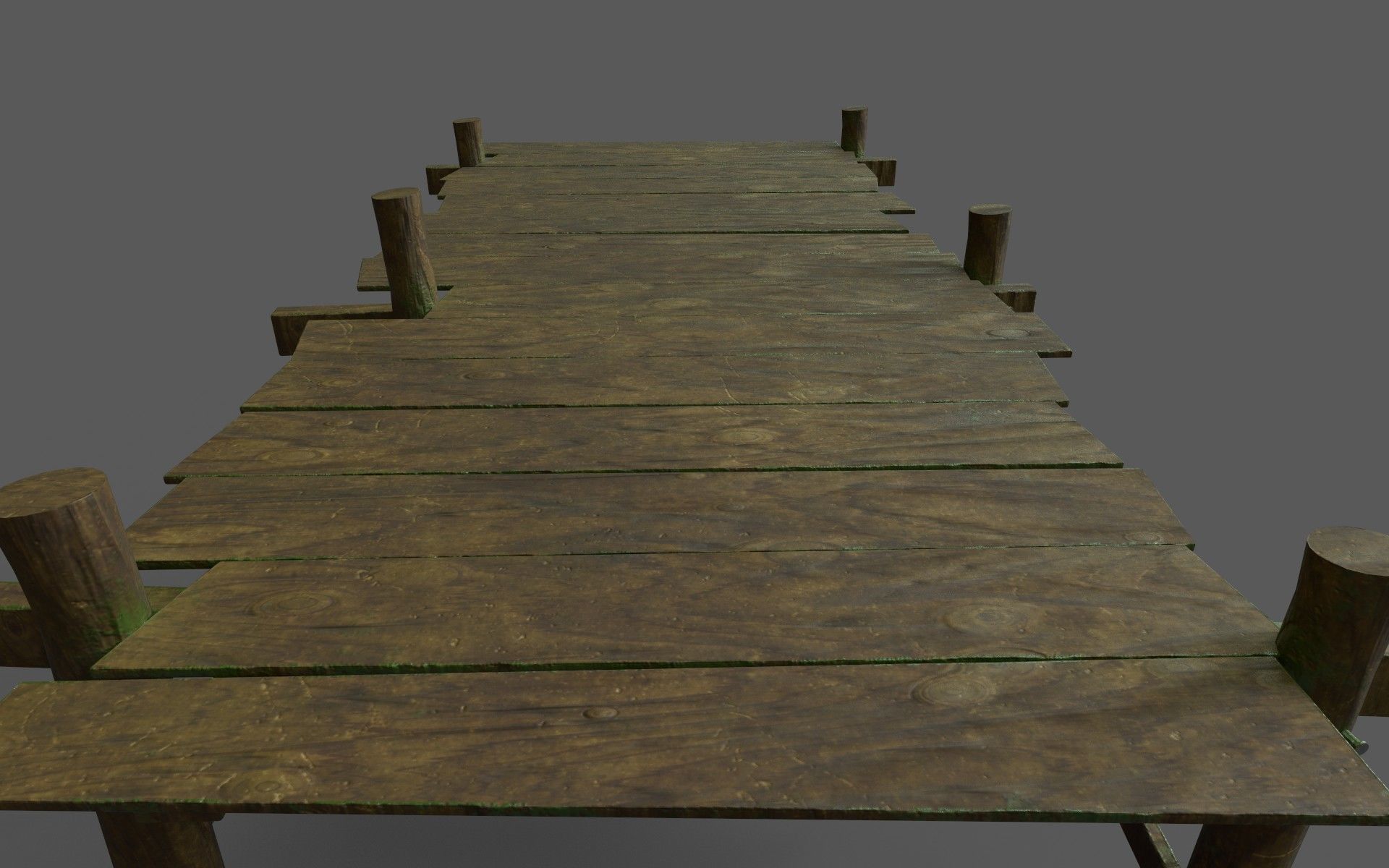 3D model wooden jetty VR / AR / low-poly | CGTrader