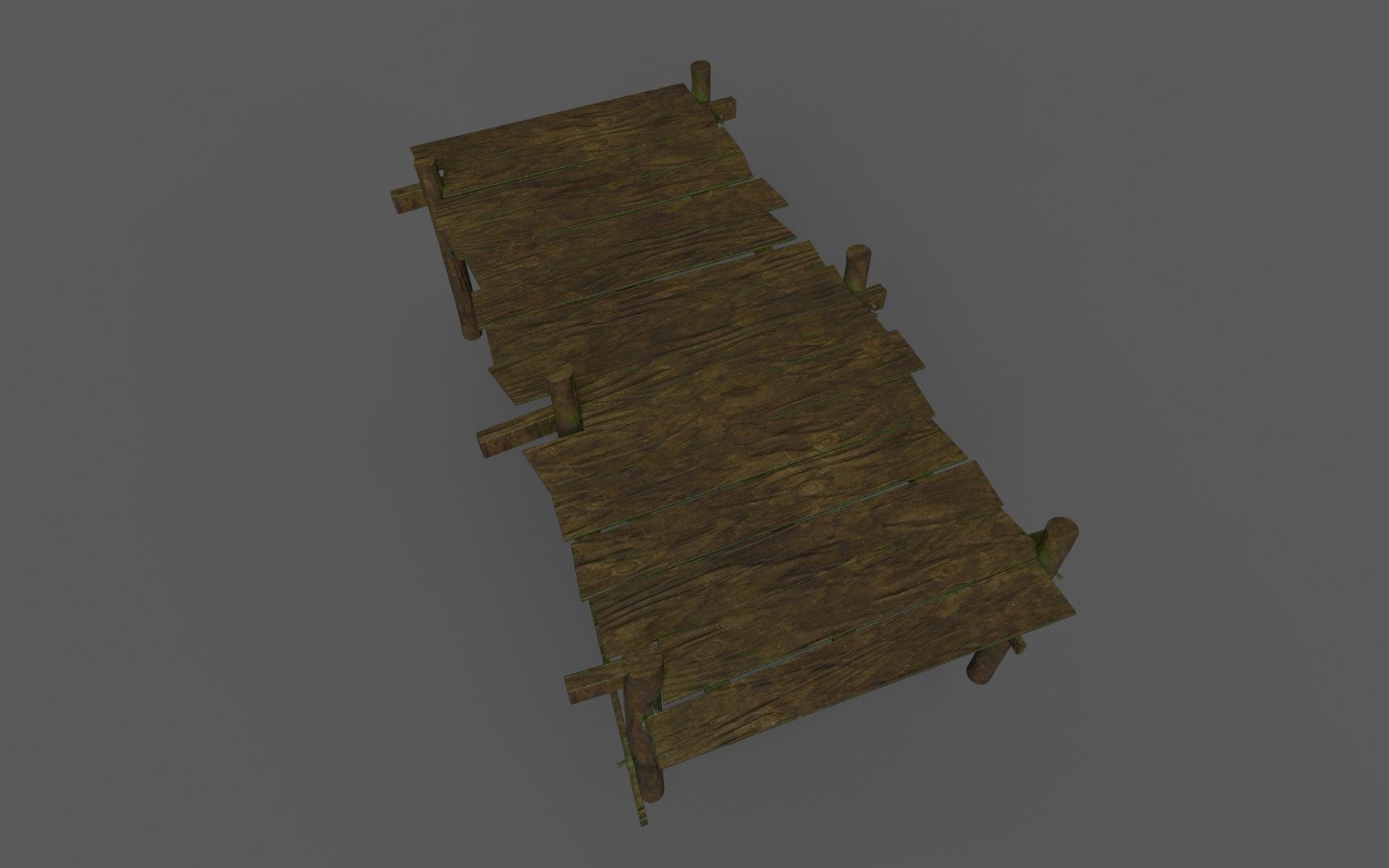 3D model wooden jetty VR / AR / low-poly | CGTrader