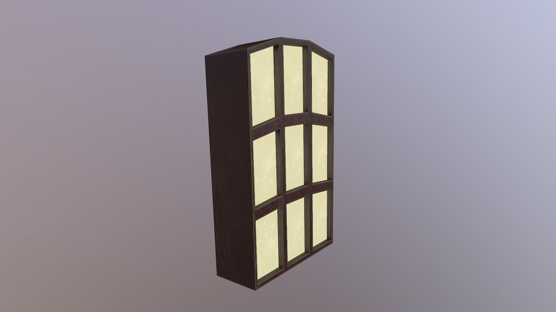 Low Poly Window door with windows free VR / AR / low-poly 3D model ...