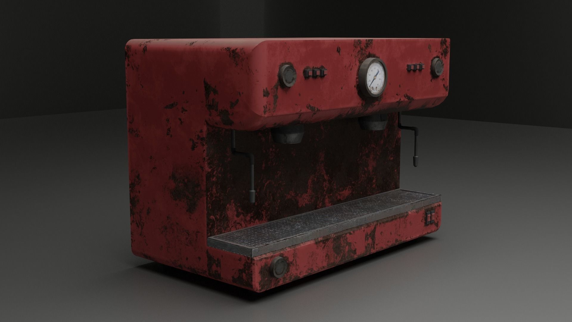 3D model Low Poly Coffee Machine VR / AR / low-poly | CGTrader