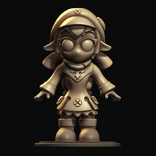 Klee Genshin Impact 3D model 3D printable | CGTrader
