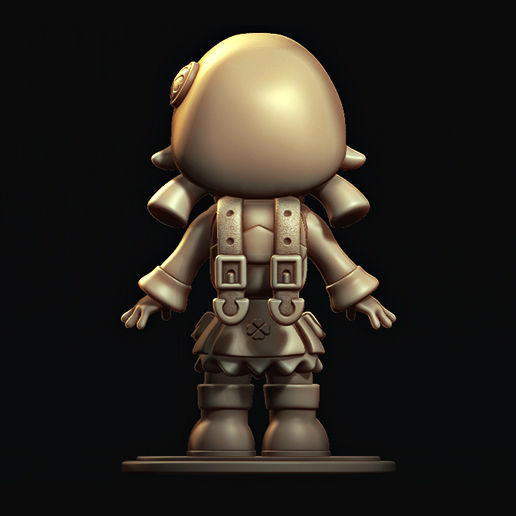 Klee Genshin Impact 3D model 3D printable | CGTrader