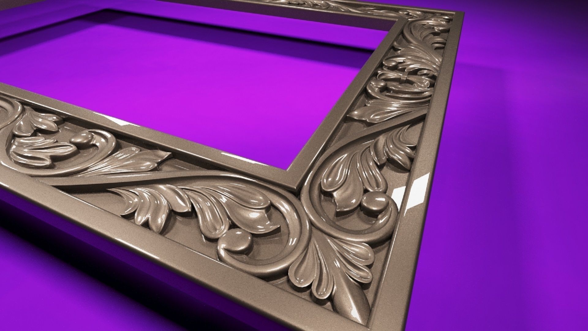 Frame mirror 3d model 3D model | CGTrader