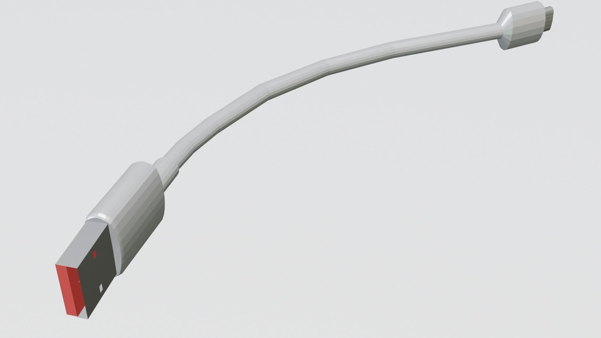 3D model USB-Cable Data Cable VR / AR / low-poly | CGTrader