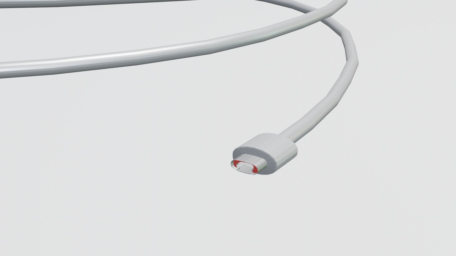 3D model USB-Cable Data Cable VR / AR / low-poly | CGTrader