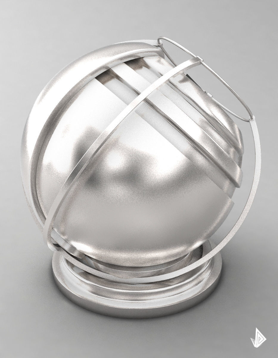 VRAY SHADER---METAL---Silver Texture | CGTrader