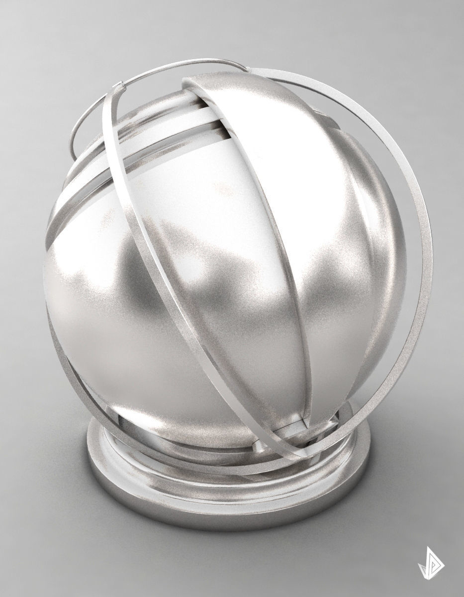 VRAY SHADER---METAL---Silver Texture | CGTrader
