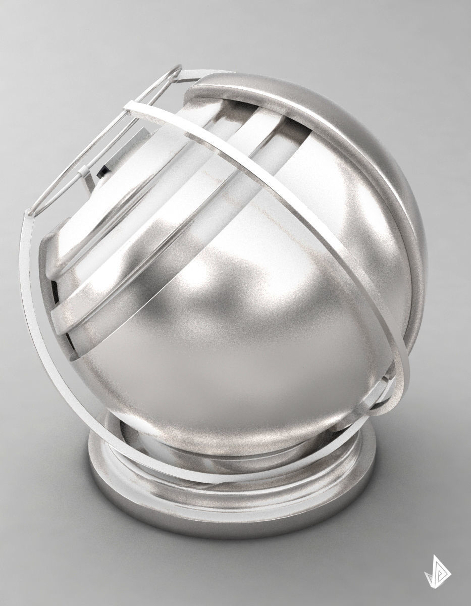 VRAY SHADER---METAL---Silver Texture | CGTrader