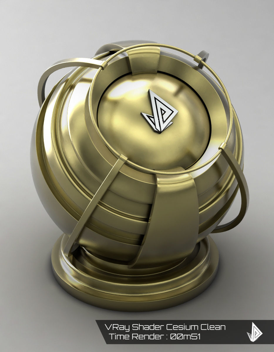 VRAY SHADER---METAL---Cesium Texture | CGTrader