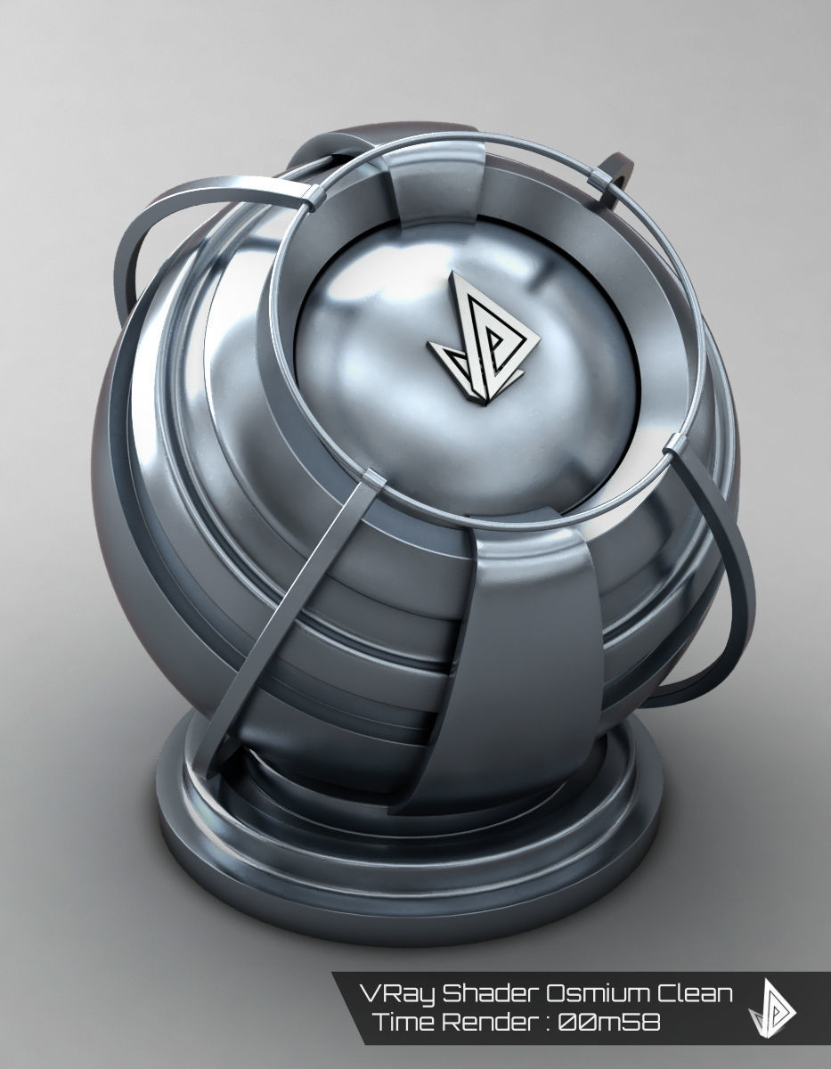 VRAY SHADER---METAL---Osmium Texture | CGTrader