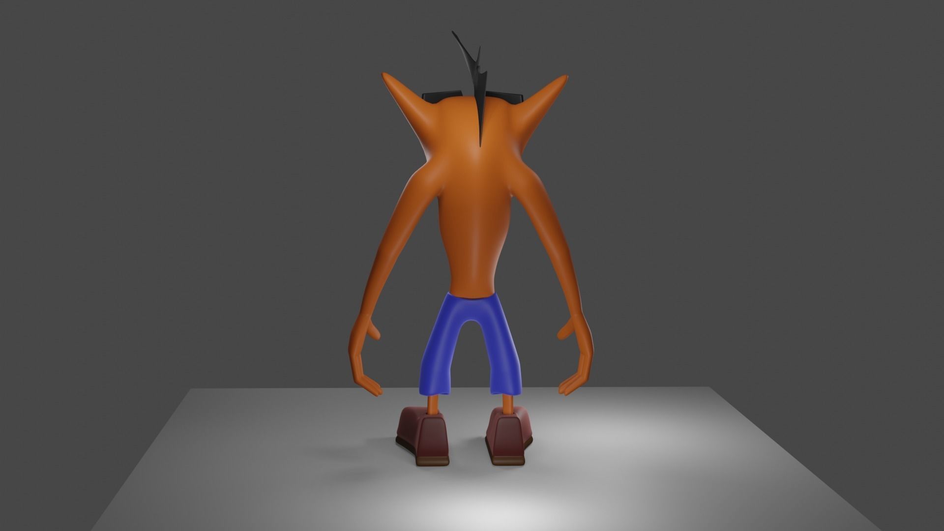 3D model Crash Bandicoot Rigged in Blender VR / AR / low-poly | CGTrader