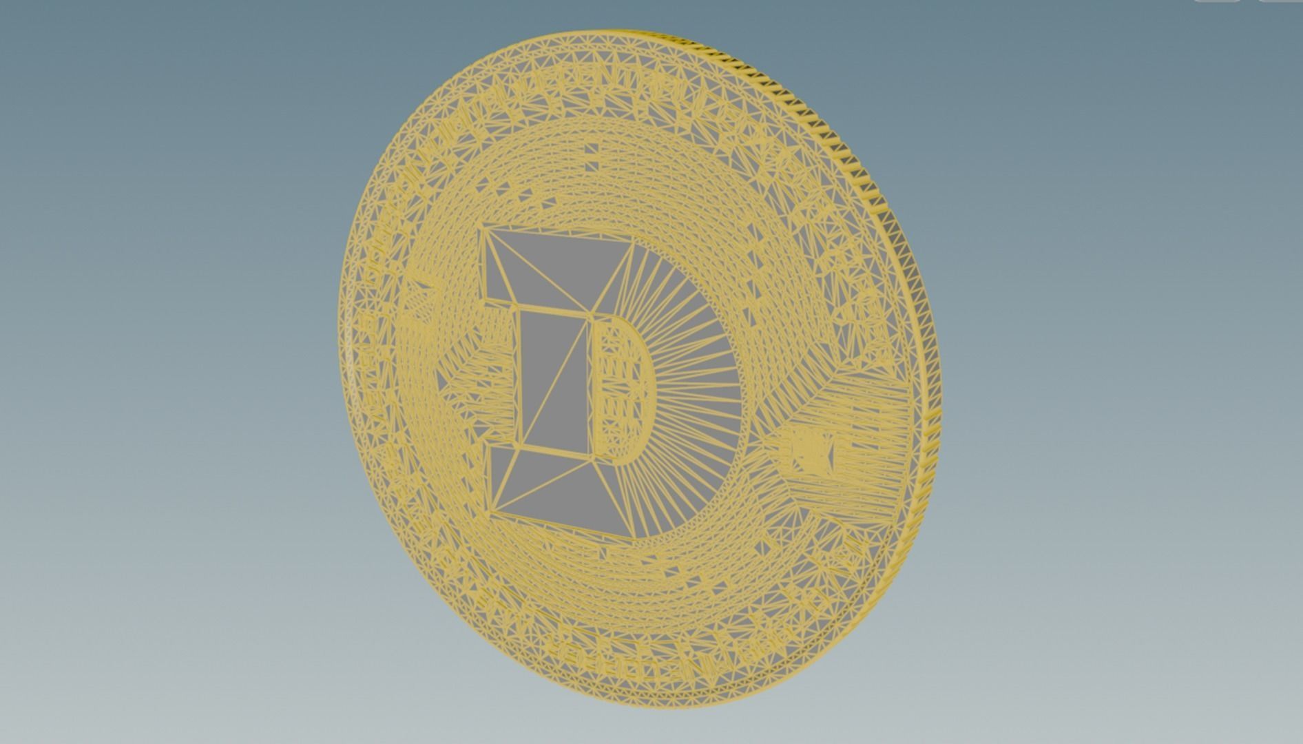 Dogecoin DOGE 3D model | CGTrader