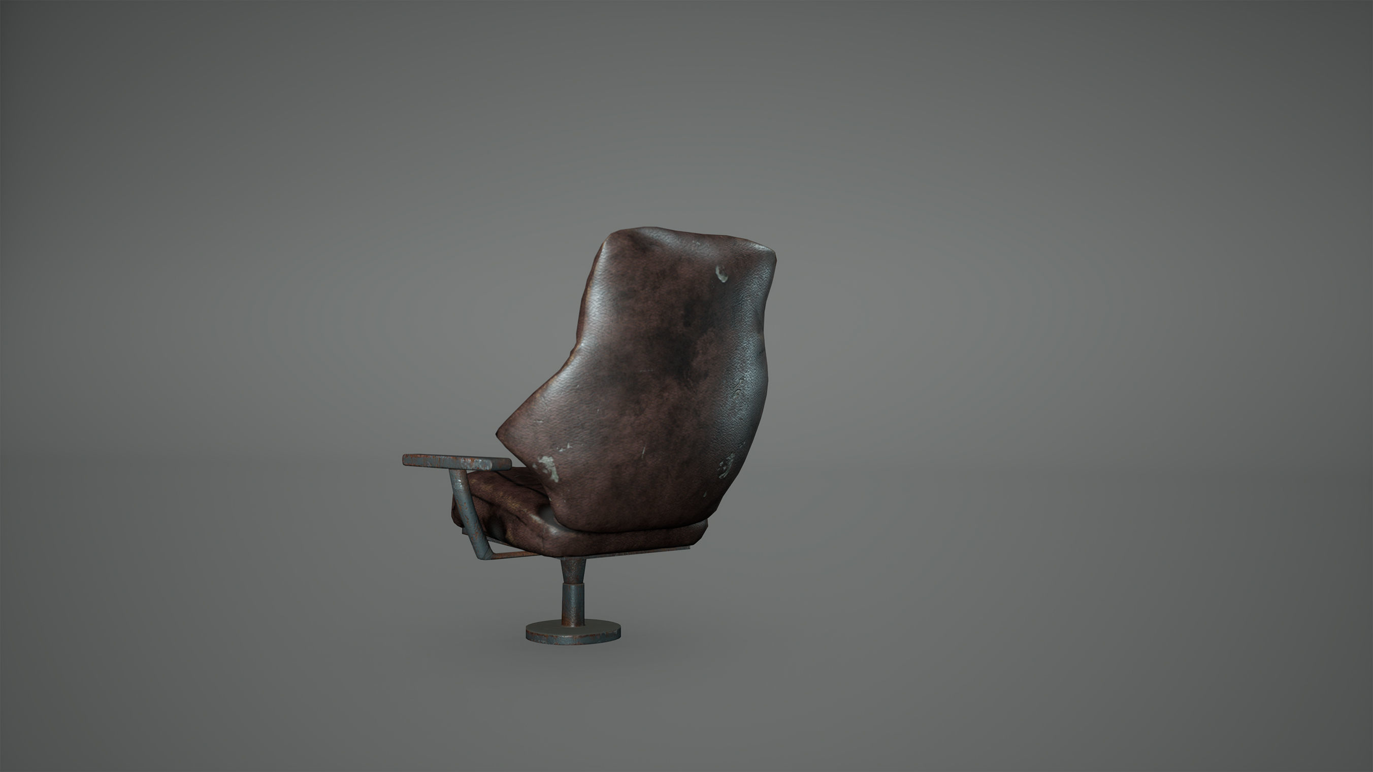3D model Cyberpunk Office Chair Low Poly Game Ready VR / AR / low-poly ...