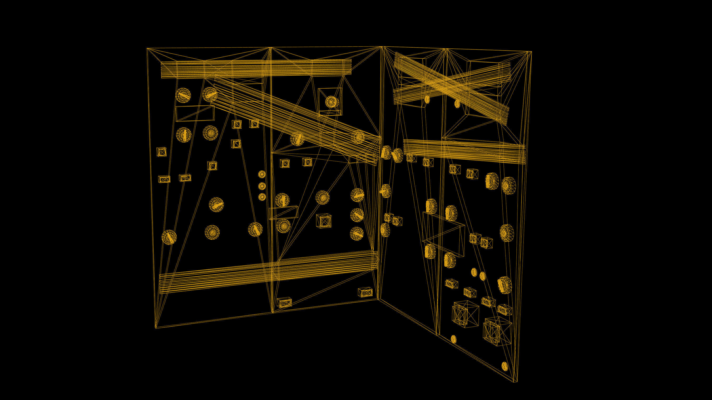 3D model Cyberpunk Hand Made Computer Low Poly Game Ready VR / AR / low ...