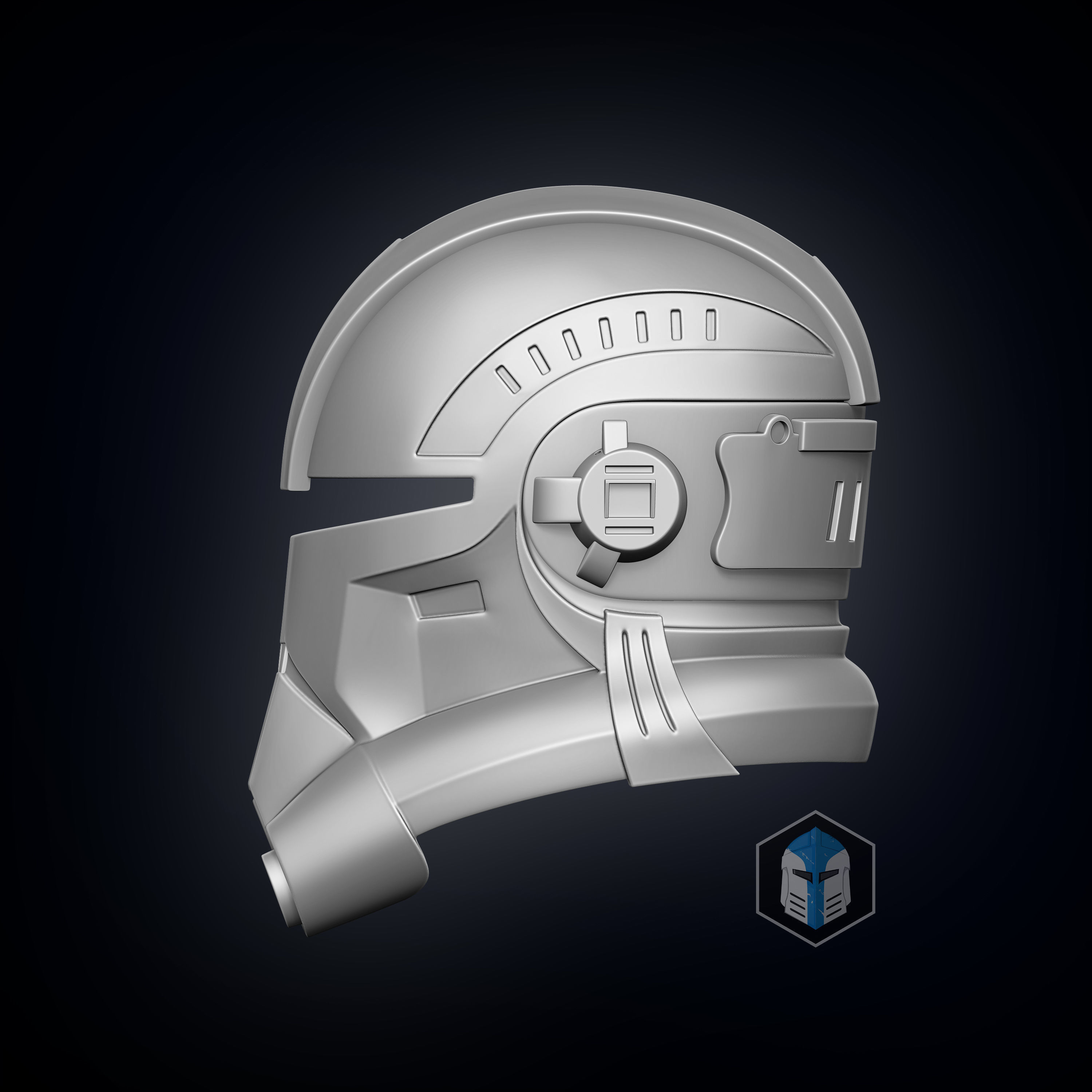 Bad Batch Echo Helmet 3D model 3D printable | CGTrader