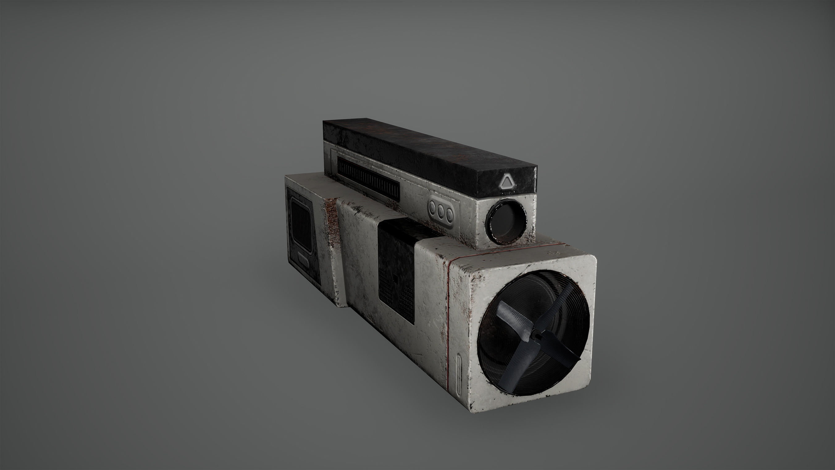 3D model Cyberpunk Vent with Fan Low Poly Game Ready VR / AR / low-poly ...