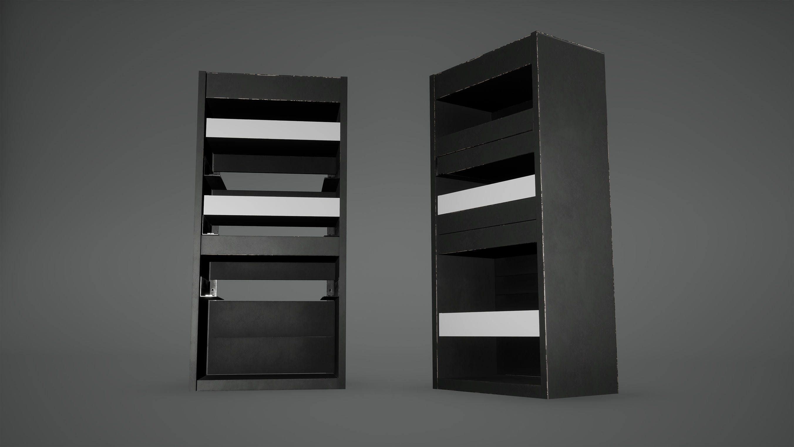 3D model Cyberpunk Server Low Poly Game Ready VR / AR / low-poly | CGTrader