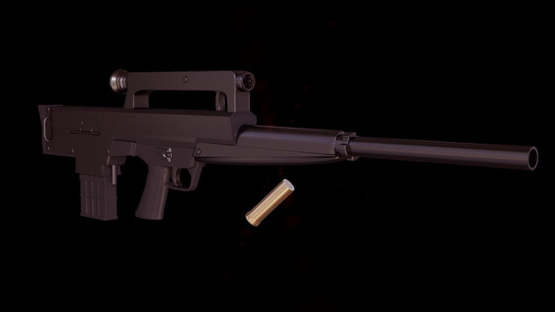 Heckler Koch CAWS 12 Gauge Shotgun free 3D model | CGTrader