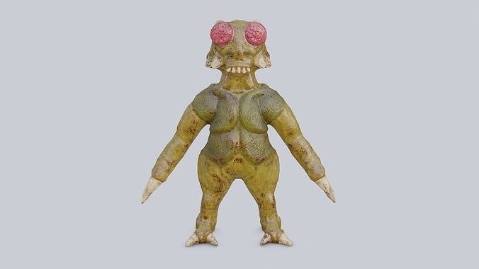 3D model Stylized Monster Lupio VR / AR / low-poly | CGTrader