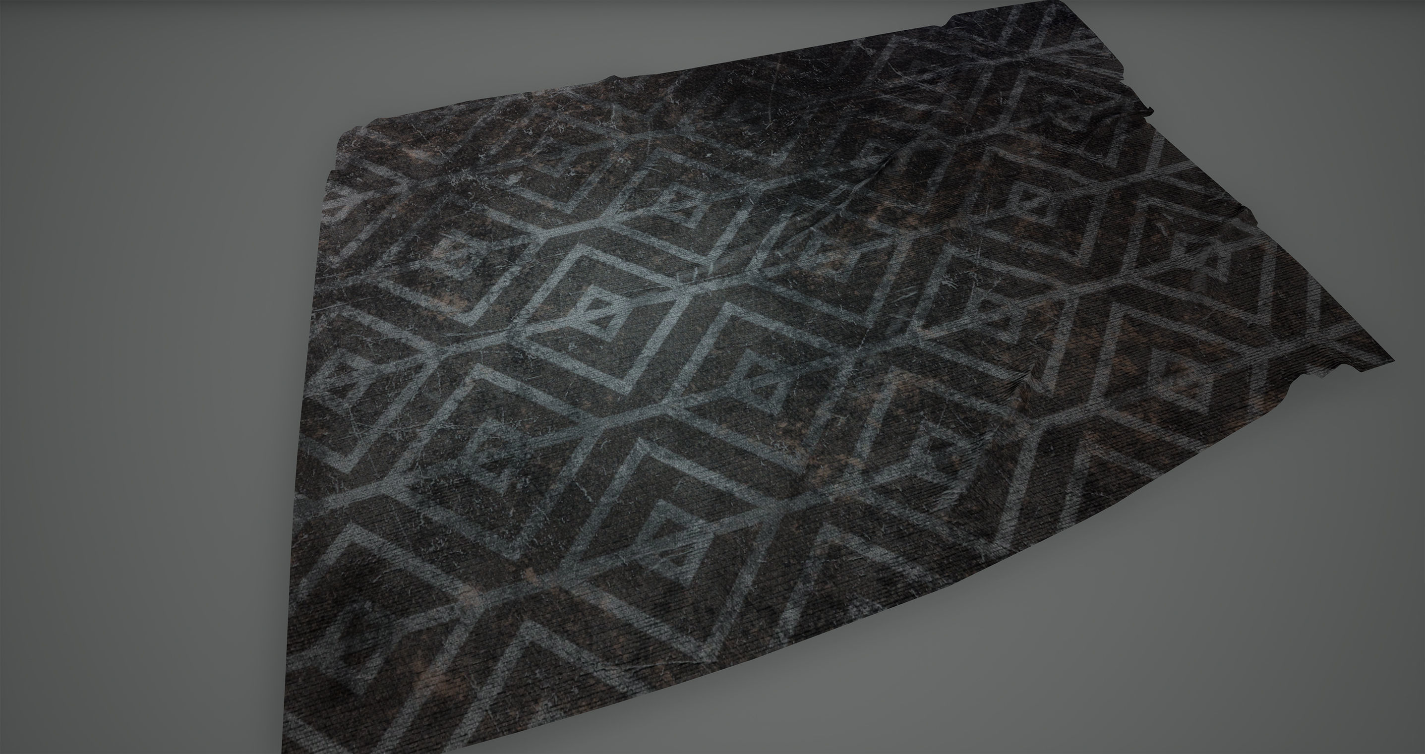 3D model Cyberpunk Carpets Low Poly Game Ready Sci-fi VR / AR / low ...