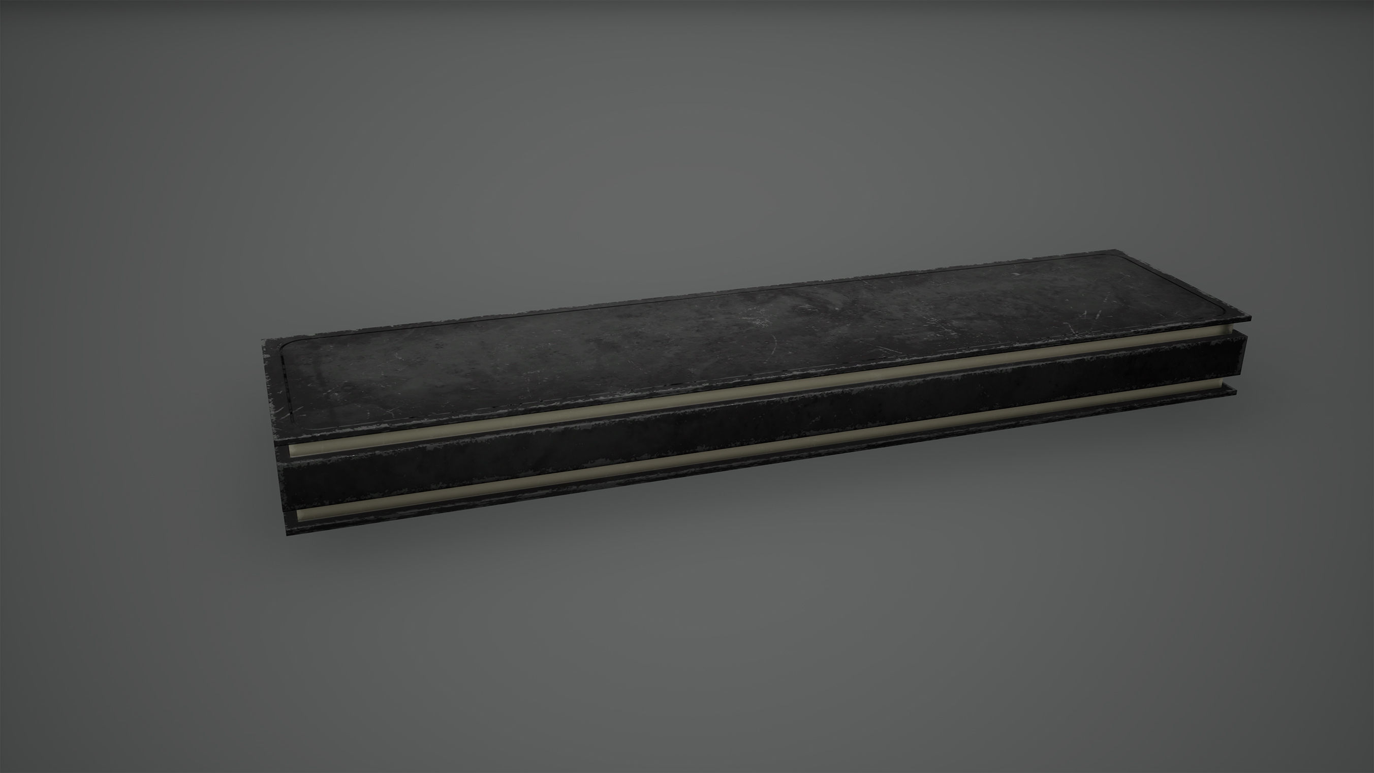 3D model Cyberpunk Sci fi Tables Set Low Poly Game Ready VR / AR / low ...