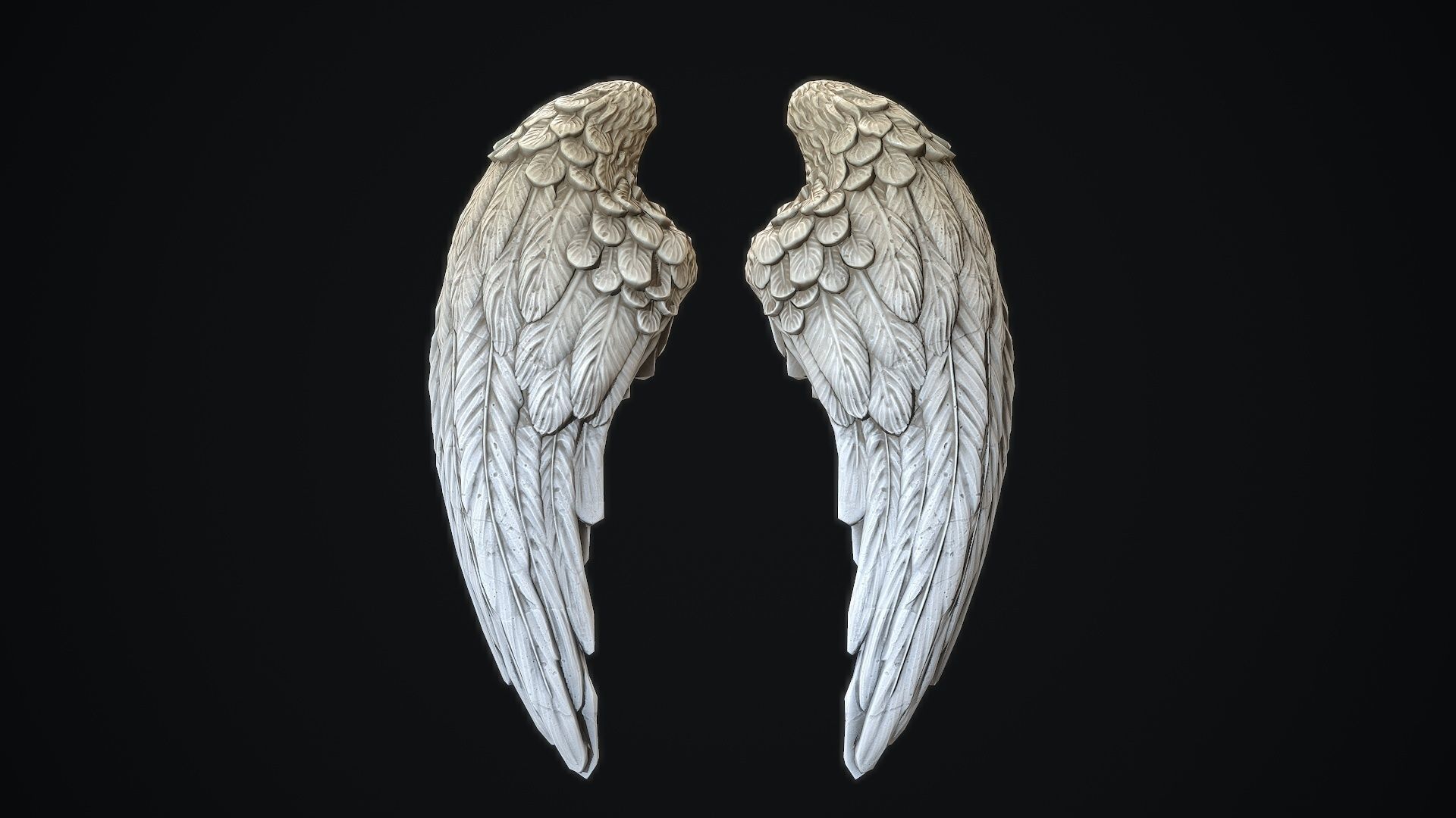 3D model Angel Wings VR / AR / low-poly | CGTrader