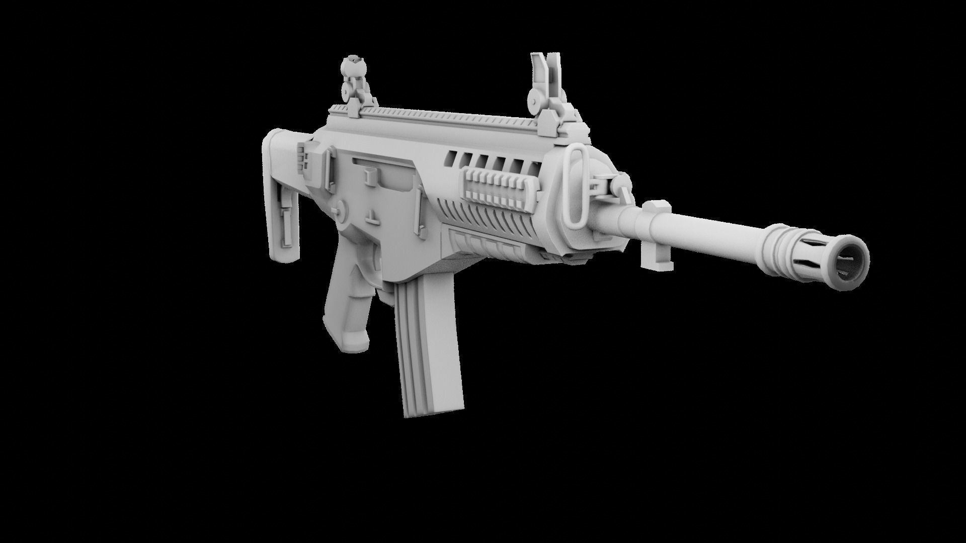 3D model Beretta ARX-160 assault rifle VR / AR / low-poly | CGTrader