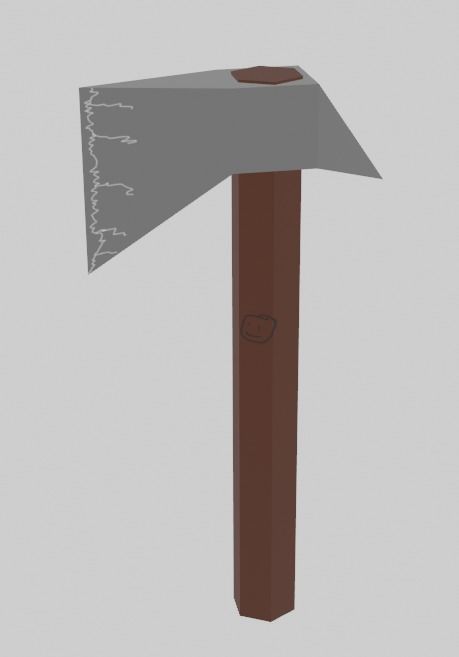 easy axe free 3D model | CGTrader