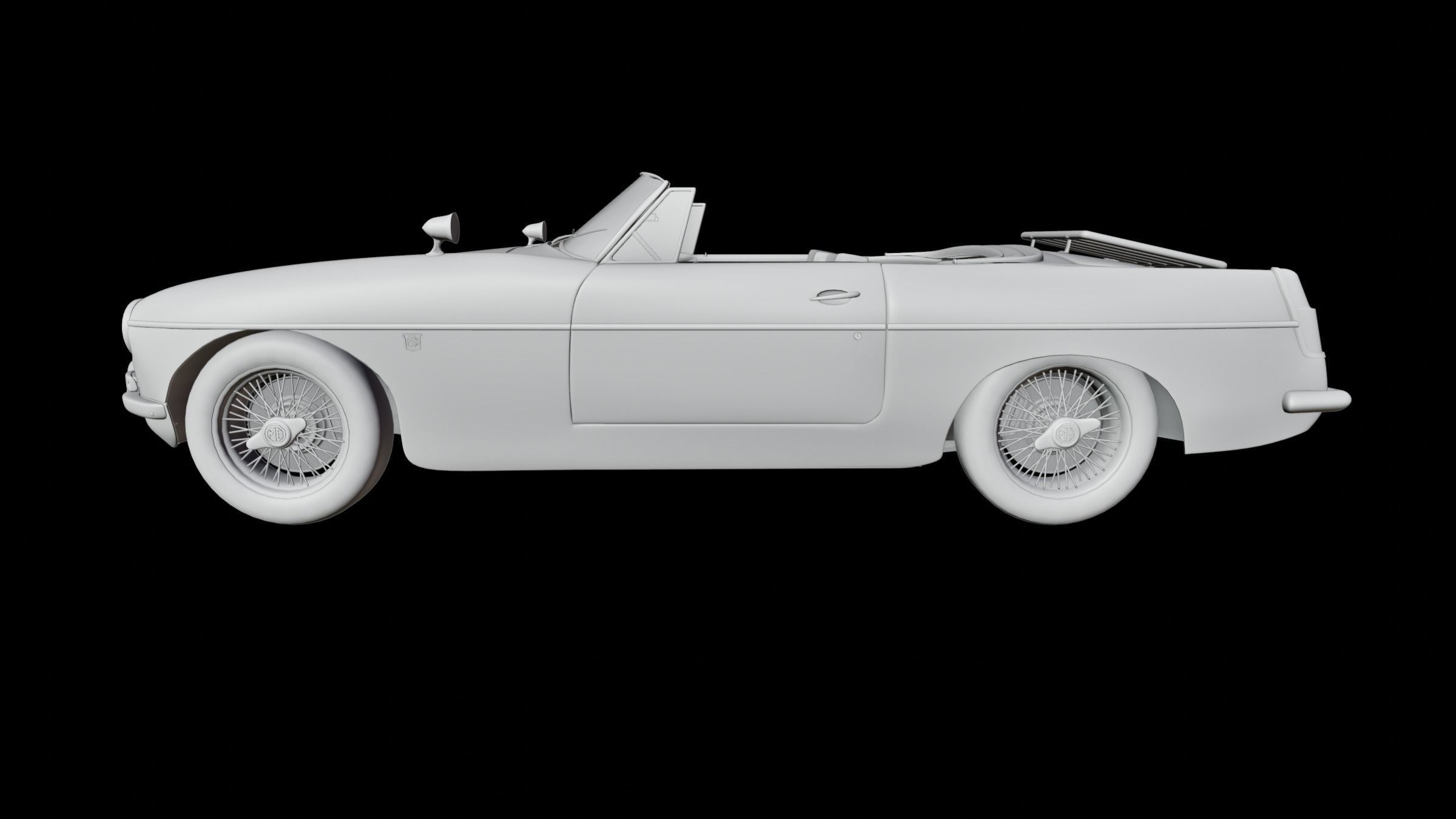 MGB Cabriolet 3D model | CGTrader