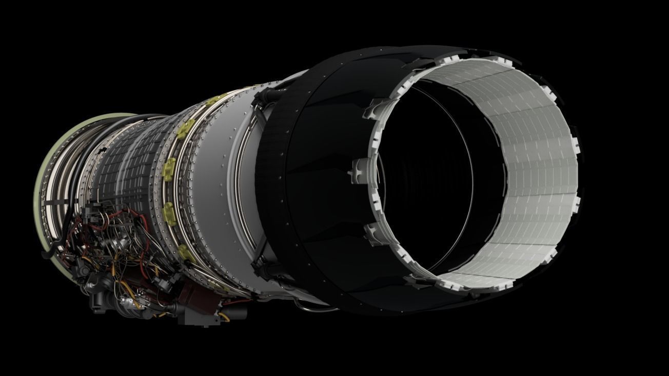 General Electric F110-GE-129 3D model | CGTrader