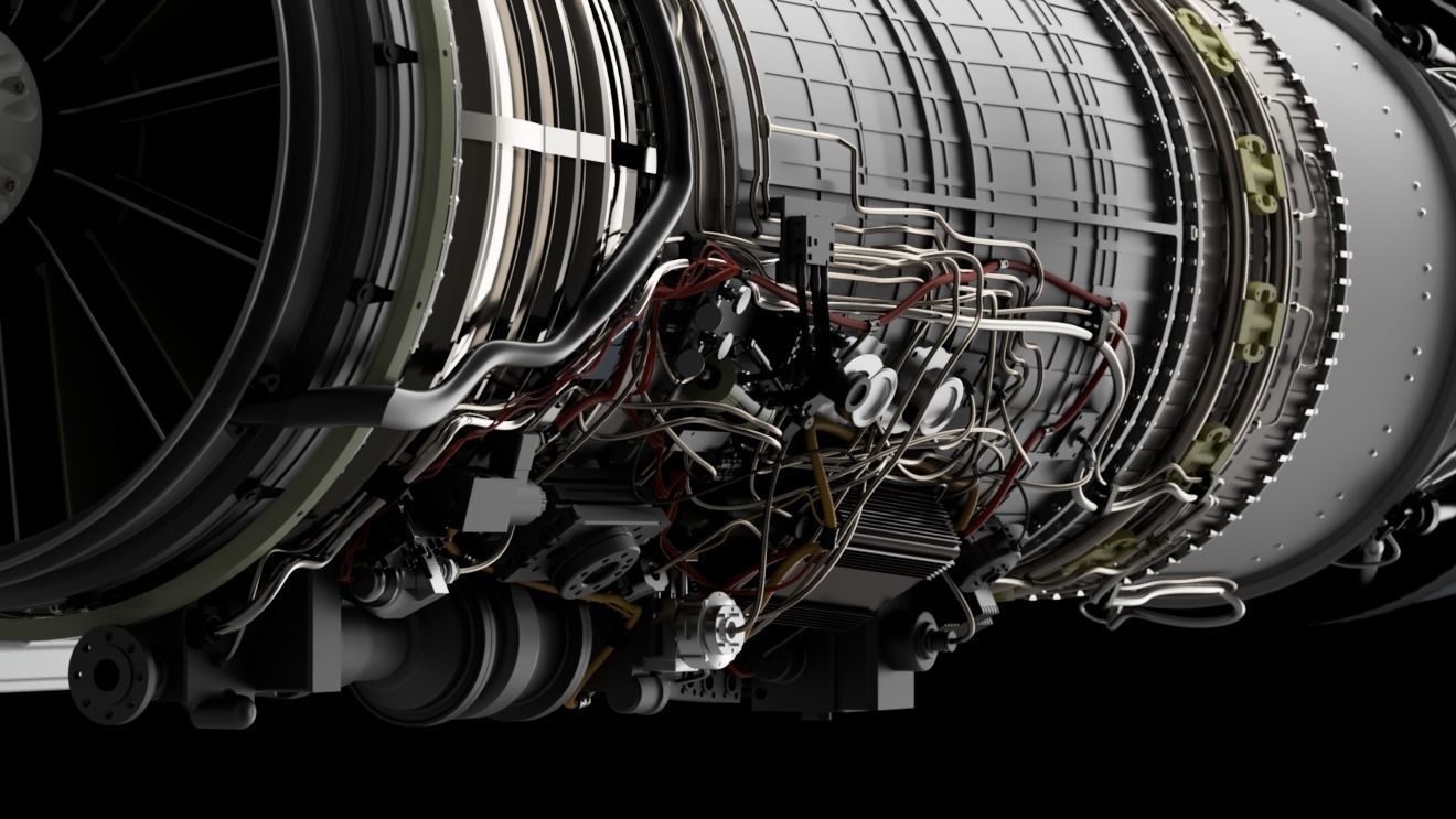 General Electric F110-GE-129 3D model | CGTrader